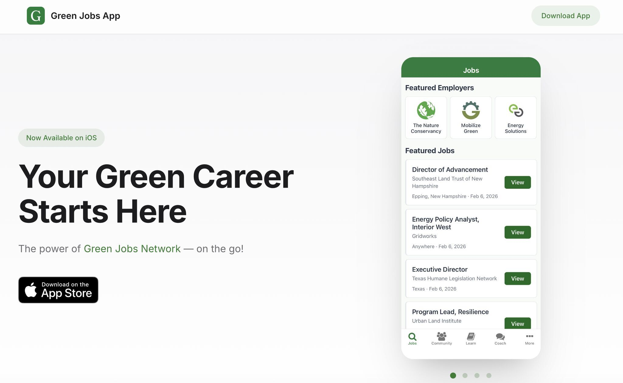 Green Jobs App Surpasses 1,000 Downloads in First 30 Days - Green ...